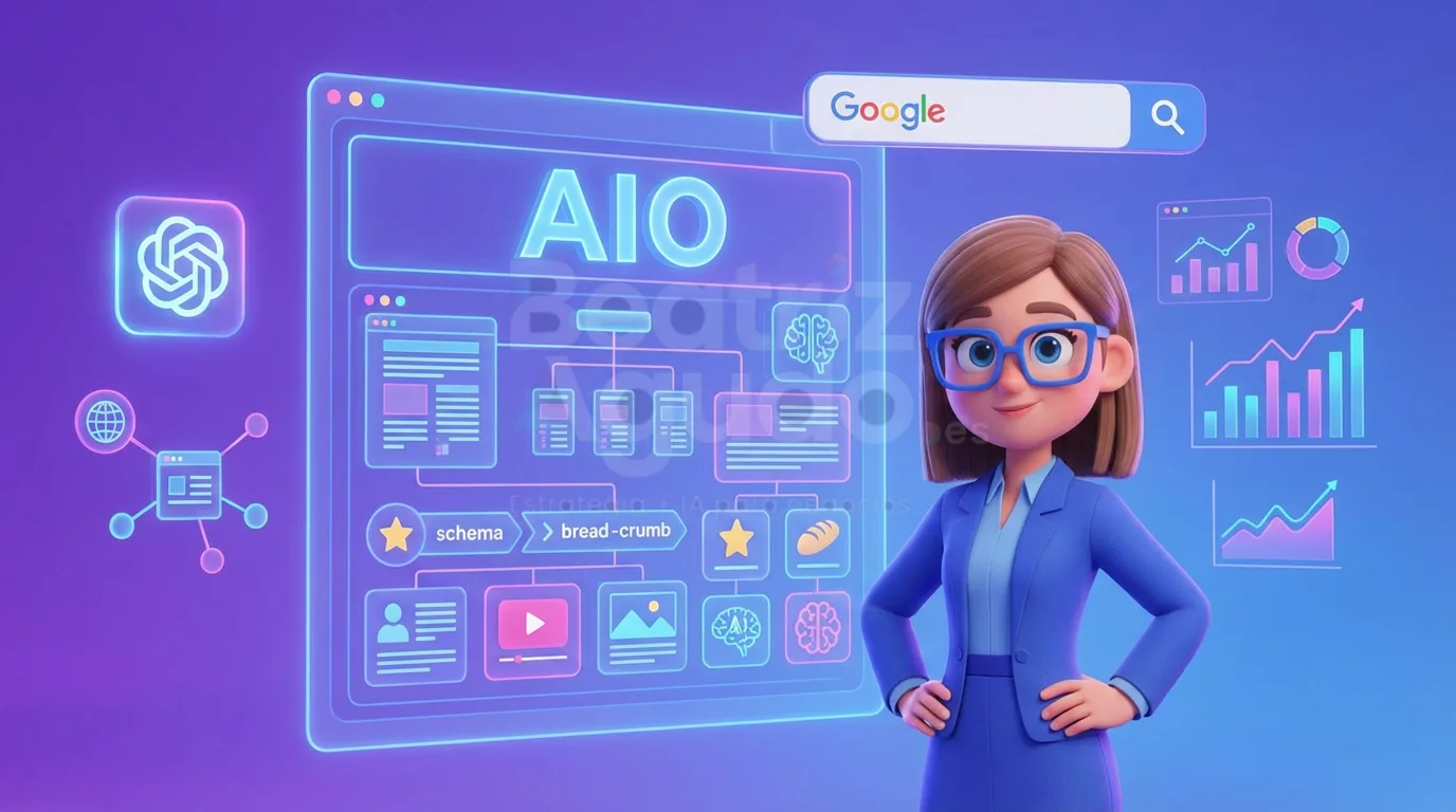 AIO Diseño Web 2026: Cómo crear webs que la IA recomiende